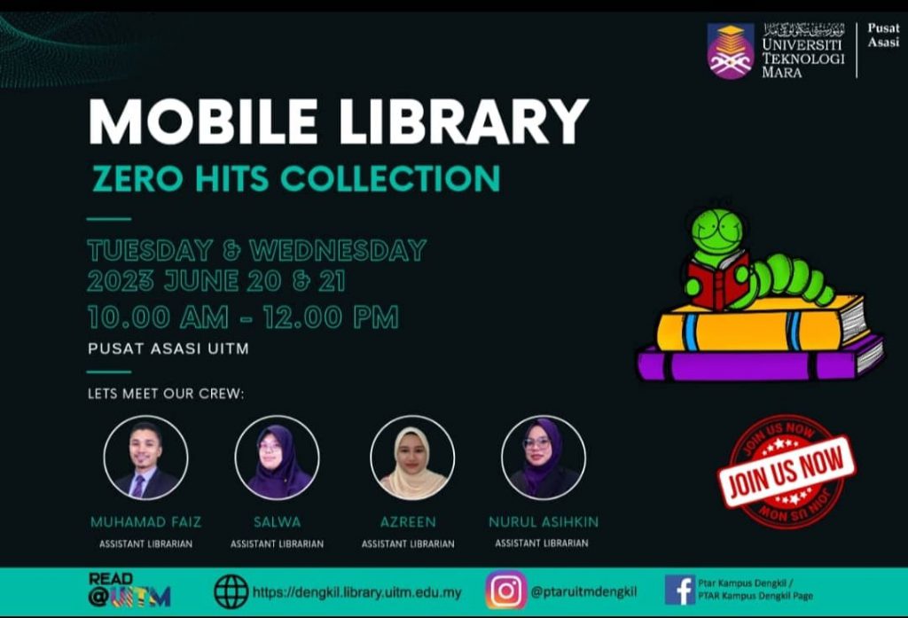 Mobile Library : Zero Hits Collection – Budaya Ilmu @ UiTM